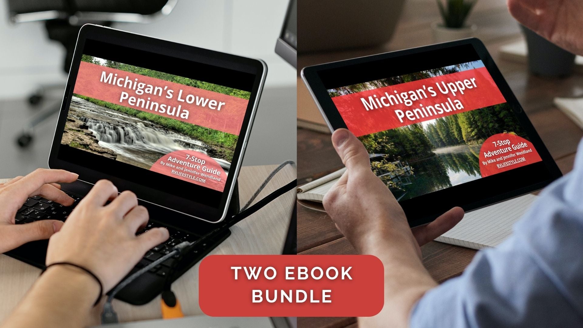 Michigan Bundle (Michigan's Upper Peninsula and Michigan's Lower Penin ...