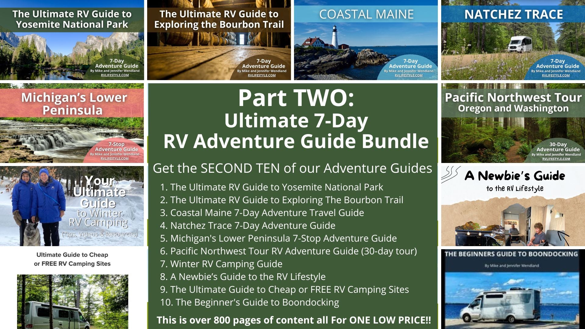 Part TWO: Ultimate 7-Day RV Adventure Guide Bundle - 10 Books ...